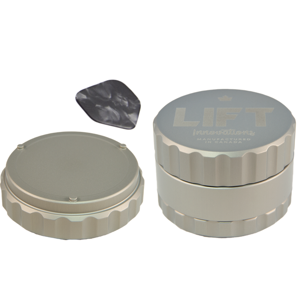SILVER 3 piece grinder | Lift Innovations