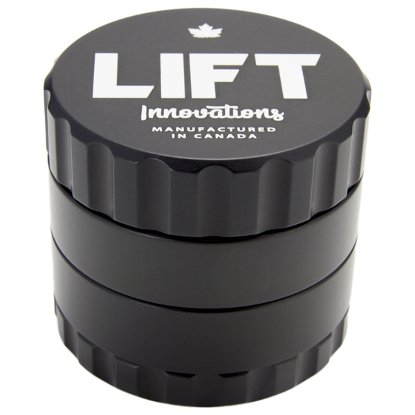 Black 4 piece grinder | Lift Innovations