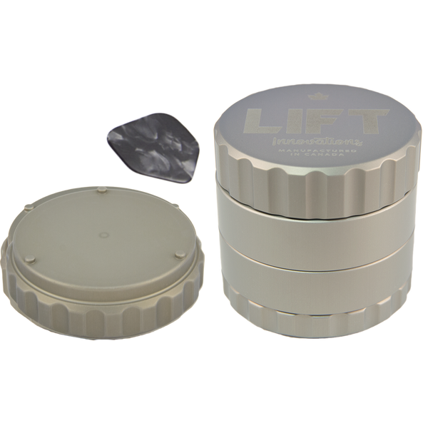 Black 4 piece grinder | Lift Innovations